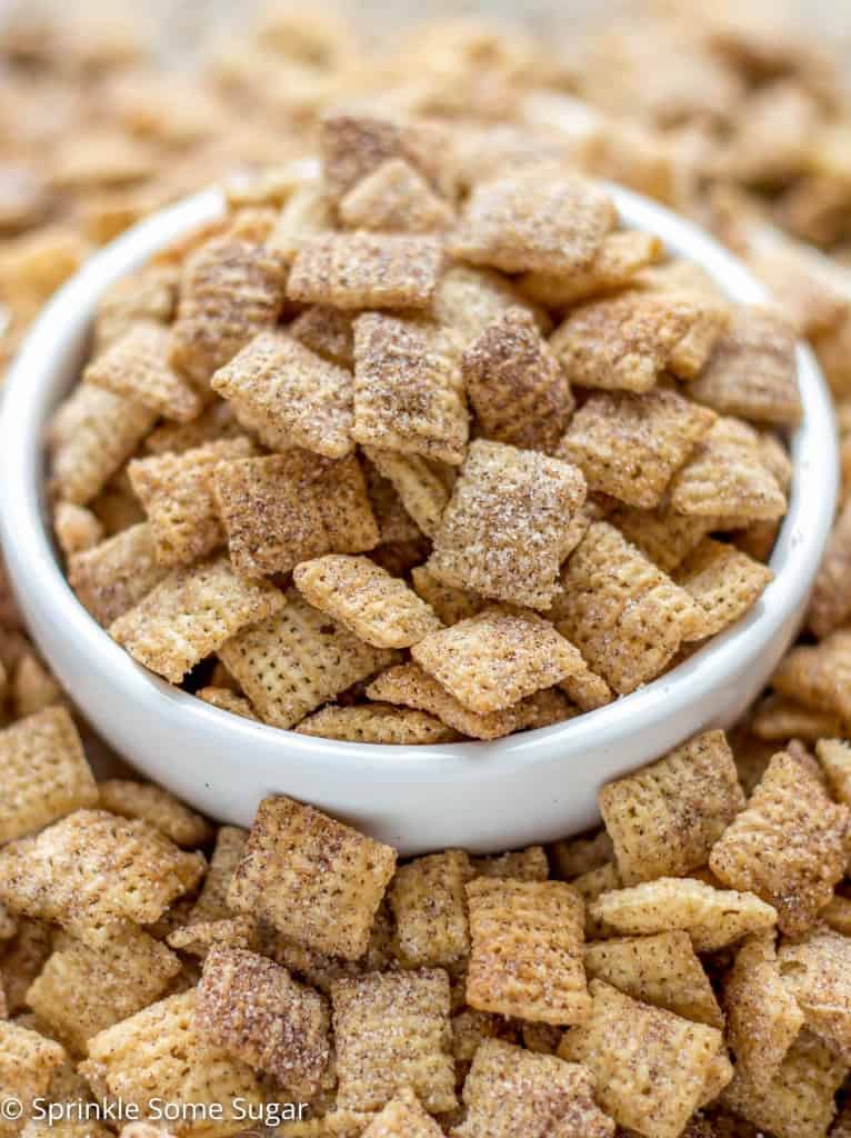 Cinnamon Sugar Chex Mix - Sprinkle Some Sugar